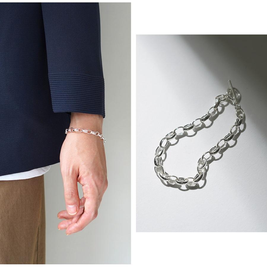 ROCOCO TMW（トラディショナルモダンワークス） スターリングシルバー ケーブルチェーンブレスレット / メンズ シルバー925 19cm 20cm : ROCOCO Yahoo!店 ...