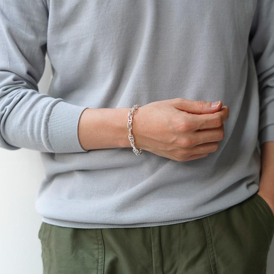 ROCOCO TMW（トラディショナルモダンワークス） スターリングシルバー アンカーチェーンブレスレット マリーナチェーン / メンズ : ROCOCO Yahoo!店 - 通販 ...