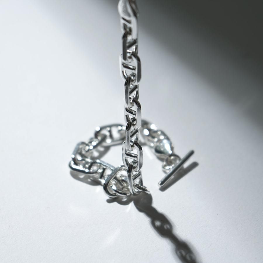ROCOCO TMW（トラディショナルモダンワークス） スターリングシルバー アンカーチェーンブレスレット マリーナチェーン / メンズ : ROCOCO Yahoo!店 - 通販 ...