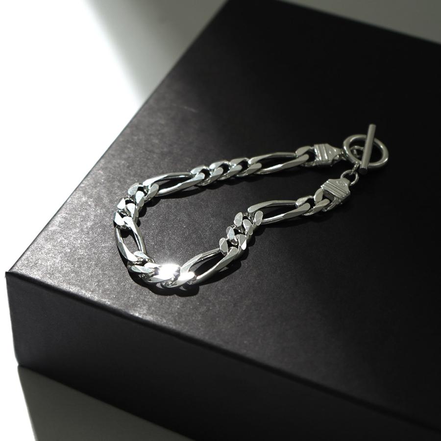 ROCOCO TMW（トラディショナルモダンワークス） スターリングシルバー フィガロチェーンブレスレット / メンズ シルバー925 19cm 21cm : ROCOCO Yahoo!店 ...