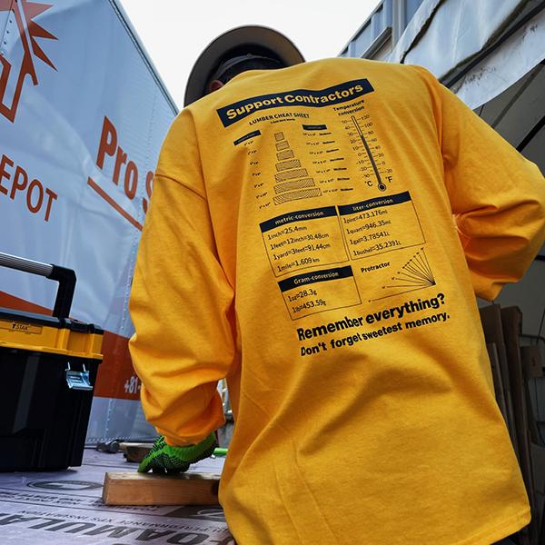 THE DIY DEPOT ロングスリーブ Long sleeve Contractor Perfect Wear TDD-CPW-LS : 7-1182 : rodcontrol - 通販 ...