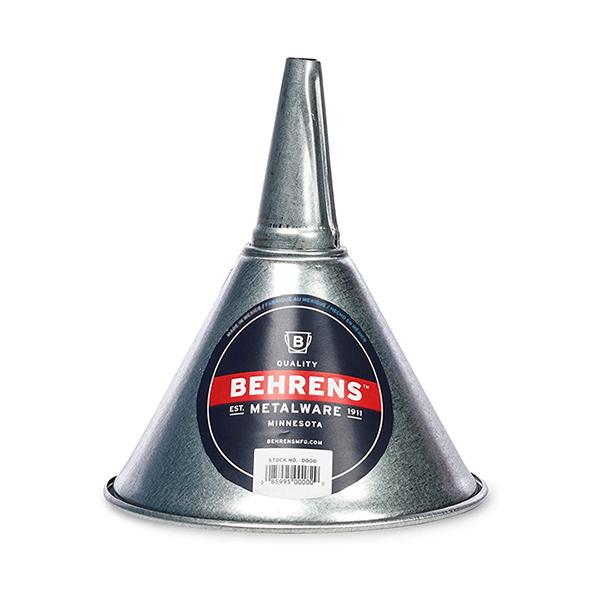 BEHRENS 1クォートスチールファンネル GF51 :8-918:rodcontrol - 通販 - Yahoo!ショッピング