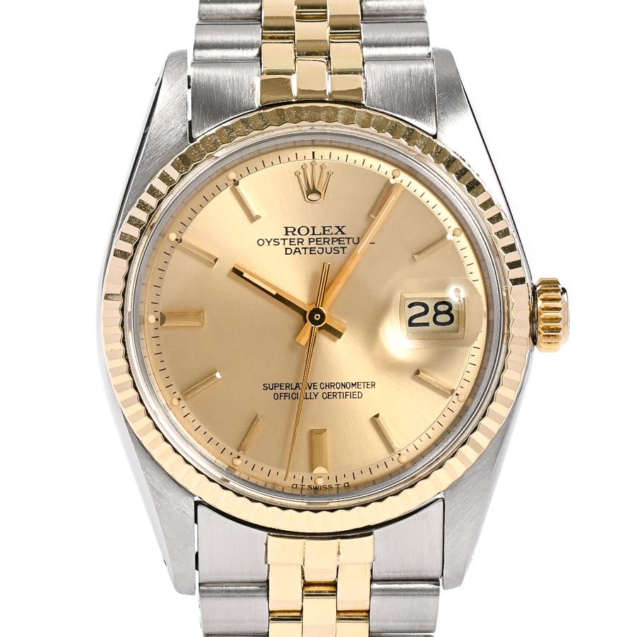 ROLEX ロレックス デイトジャスト 腕時計 1601 3番 イエロー メンズ ヴィンテージ : ロデオドライブ-Yahoo!ショップ - 通販 - Yahoo!ショッピング