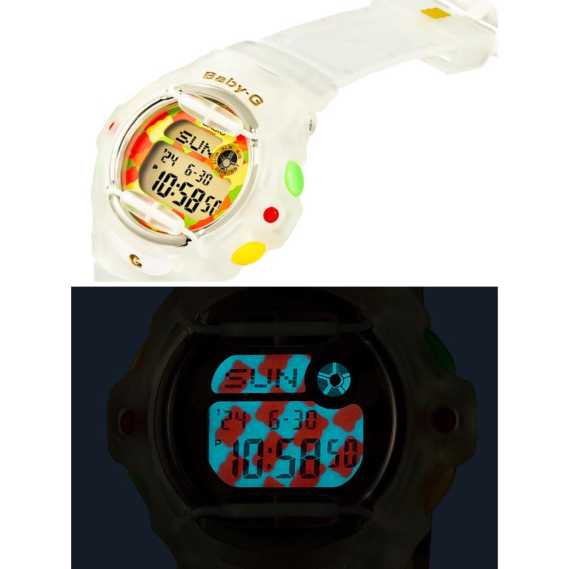 BABY-G デジタル ハリボー コラボ ベビーG 時計 腕時計 レディース メンズ HARIBO グミ ベア クマ BG-169HRB ...