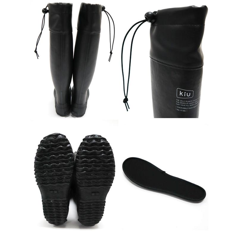 KiU キウ レインブーツ 長靴 レディース メンズ おしゃれ かわいい パッカブル フェス アウトドア K185-900 : RODEO BROS - 通販 - Yahoo!ショッピング