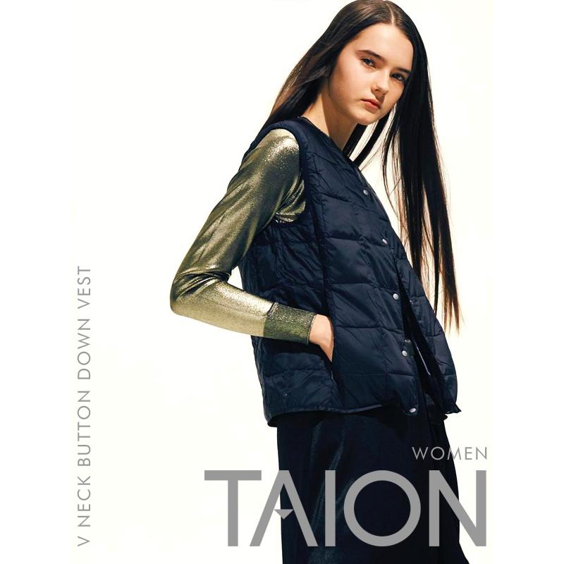 TAION タイオン インナーダウン レディース 大きいサイズ ブランド WOMEN INNER DOWN 軽量 TAION-W001 : RODEO BROS - 通販 - Yahoo!ショッピング