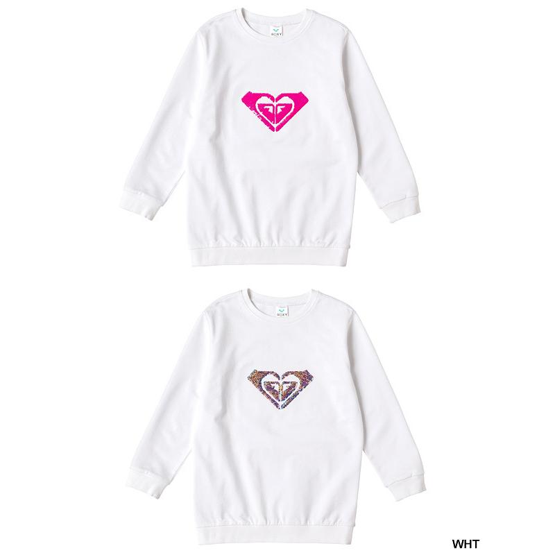 ROXY（ロキシー） 【在庫処分】ROXY トレーナー キッズ 長袖 スウェット スパンコール 薄手 MINI GLITTER ロゴ ROXY ...