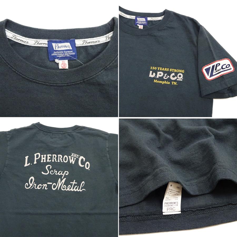 Pherrow's フェローズ ワッペン付き 半袖Tシャツ PHERROW'S 鉄鋼業者 L.P & Co. Iron metal 25S-PT4 新品 : 服の福助商店 - 通販 ...