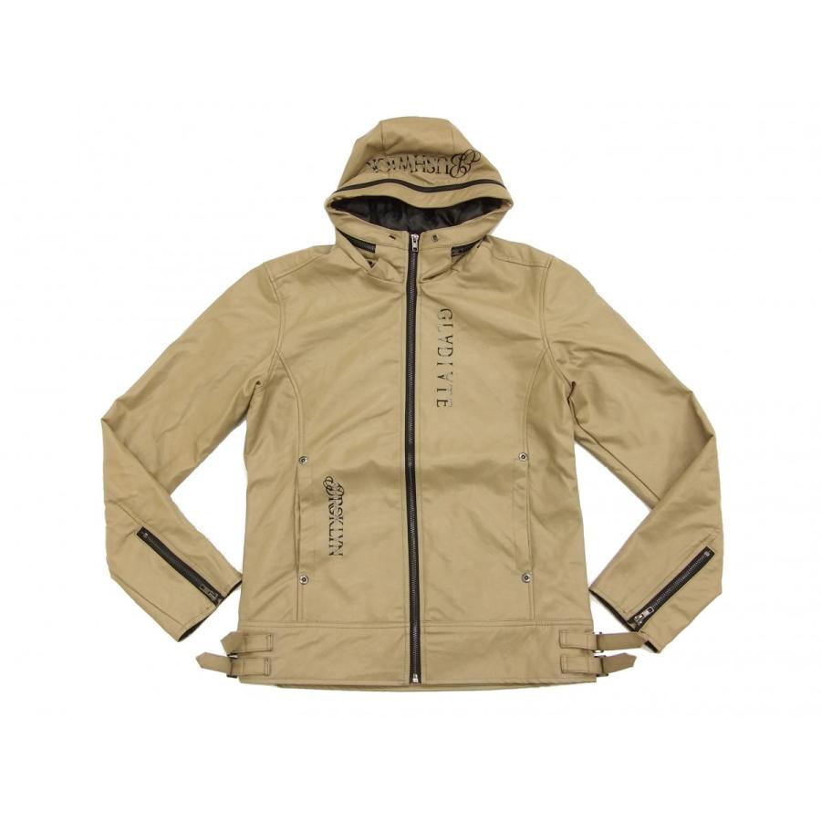 グラディエイト フェイクレザー パーカージャケット 453531 GLADIATE