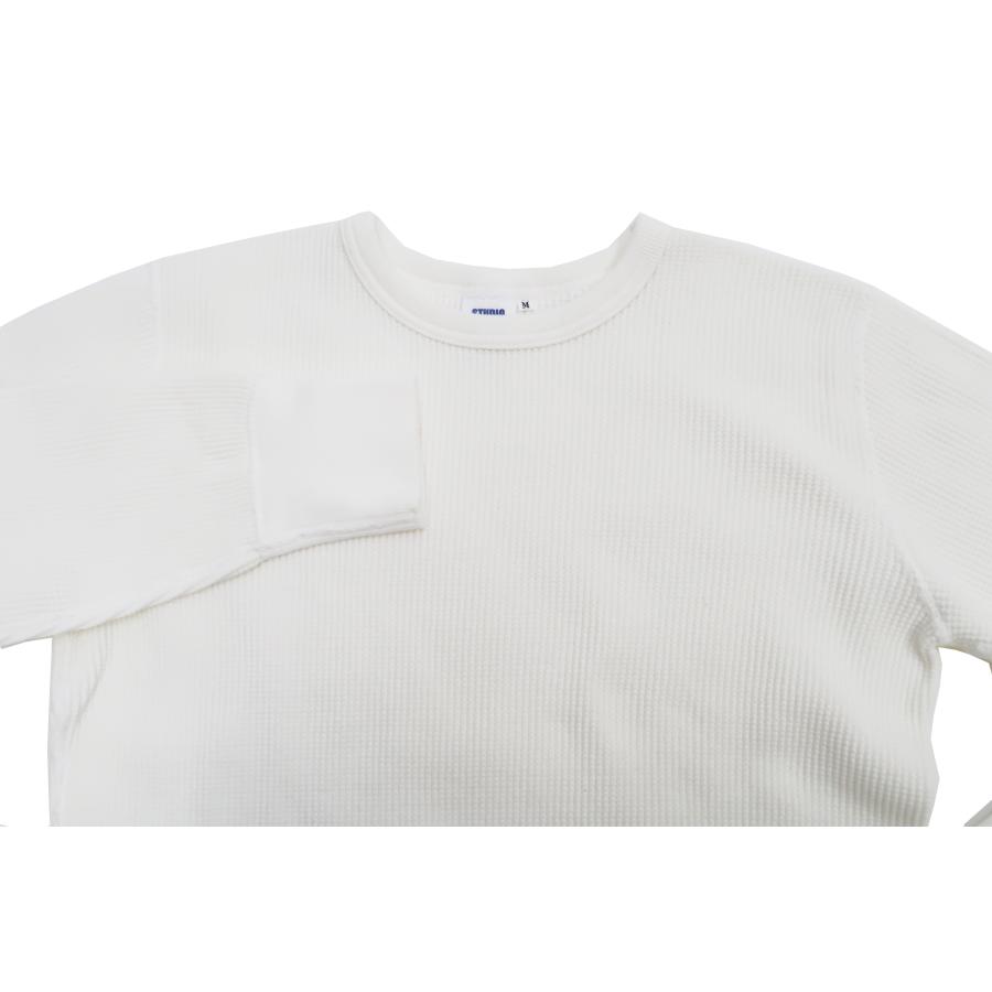 STUDIO D'ARTISAN ステュディオダルチザン ヘビーサーマル 長袖Tシャツ ダルチ ワッフル 無地 ロンT 9936 ホワイト ...