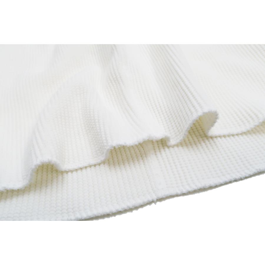 STUDIO D'ARTISAN ステュディオダルチザン ヘビーサーマル 長袖Tシャツ ダルチ ワッフル 無地 ロンT 9936 ホワイト ...