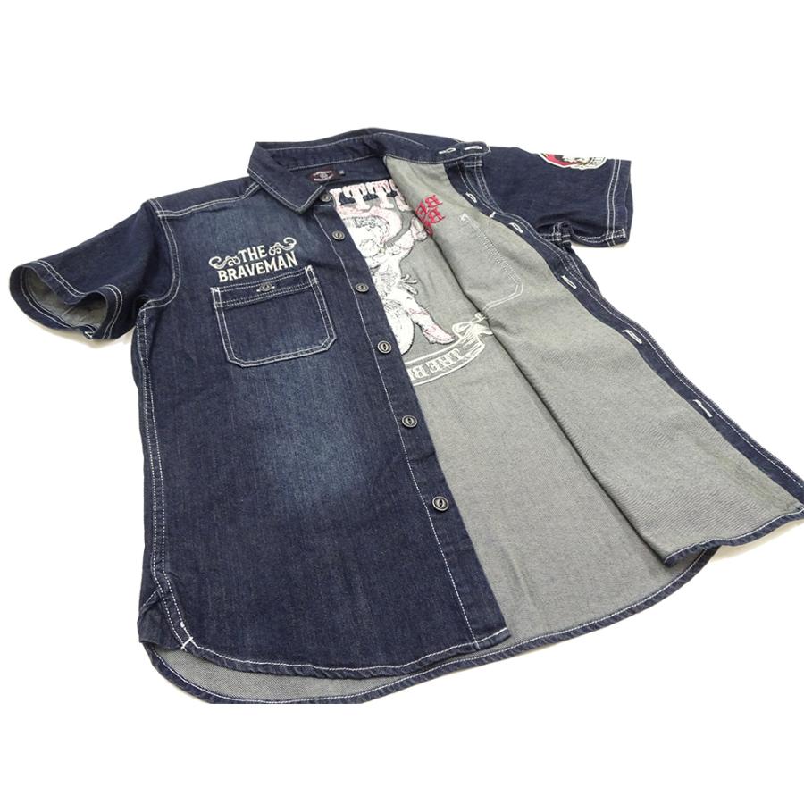 ベティ・ブープ ブレイブマン デニムシャツ カウガール ベティちゃん カスタム刺繍 半袖シャツ BBB-2426 新品 :bbb-2426:服の福助商店 - 通販 - Yahoo!ショッピング