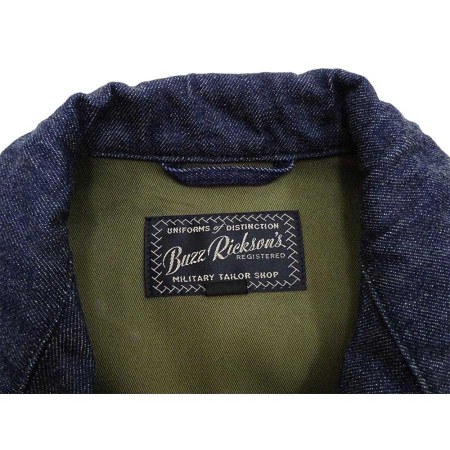 バズリクソンズ M-1943 デニム フィールドジャケット BUZZ RICKSON'S M43 シビリアンモデル BR15575 新品 ...