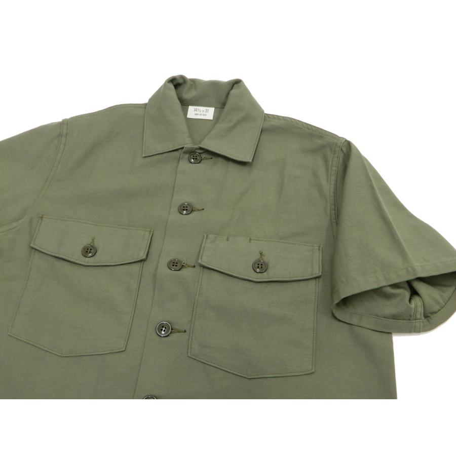 バズリクソンズ ユーティリティシャツ Buzz Rickson's 無地 OG-107 ミリタリー 半袖シャツ BR38671 新品 ...