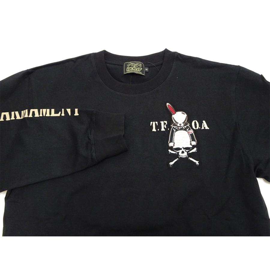 クローズ×ワースト 長袖Tシャツ デスラビット ロンT 武装戦線 T.F.O.A.