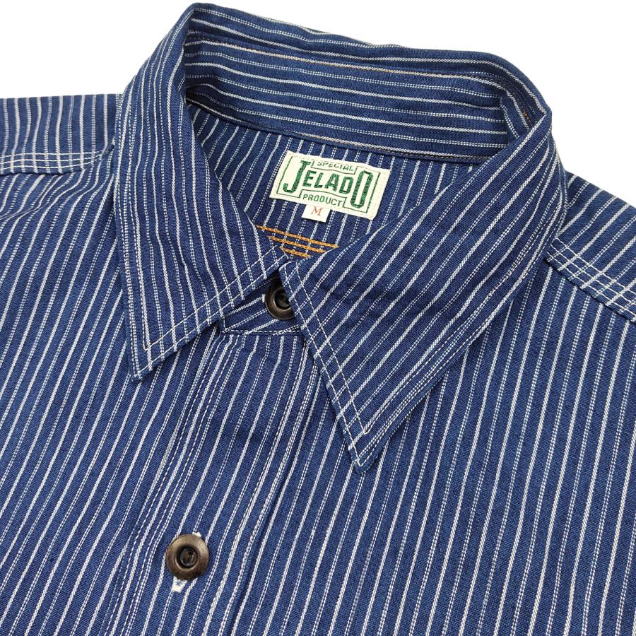 JELADO（ジェラード） スモーカーシャツ JELADO Smoker Shirt ドビーストライプ 長袖デニムシャツ JP11116 新品 ...