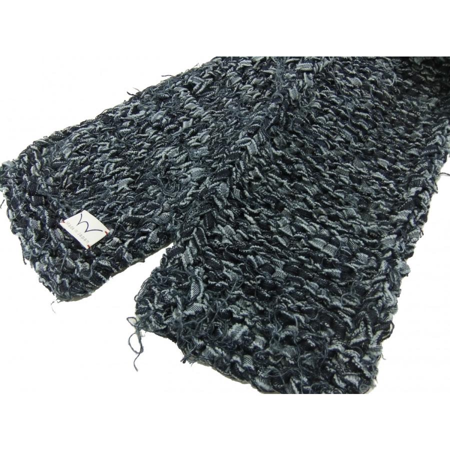 EDWIN（エドウィン） EDWIN GANF マフラー KMG002-142 デニム裂織 頑布