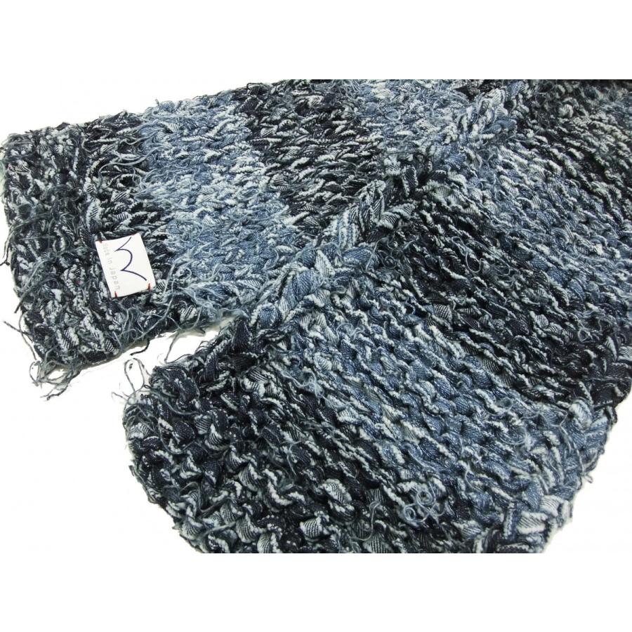 EDWIN（エドウィン） EDWIN GANF マフラー KMG002-142 デニム裂織 頑布