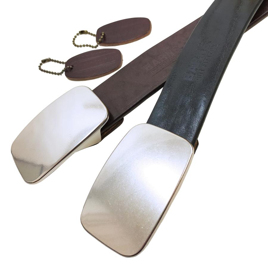 BARNS OUTFITTERS バーンズ アウトフィッターズ ベルト 栃木レザー トップ式バックル 38mm幅 5mm厚 本革ベルト LE-4166 新品 : 服の福助商店 - 通販 ...