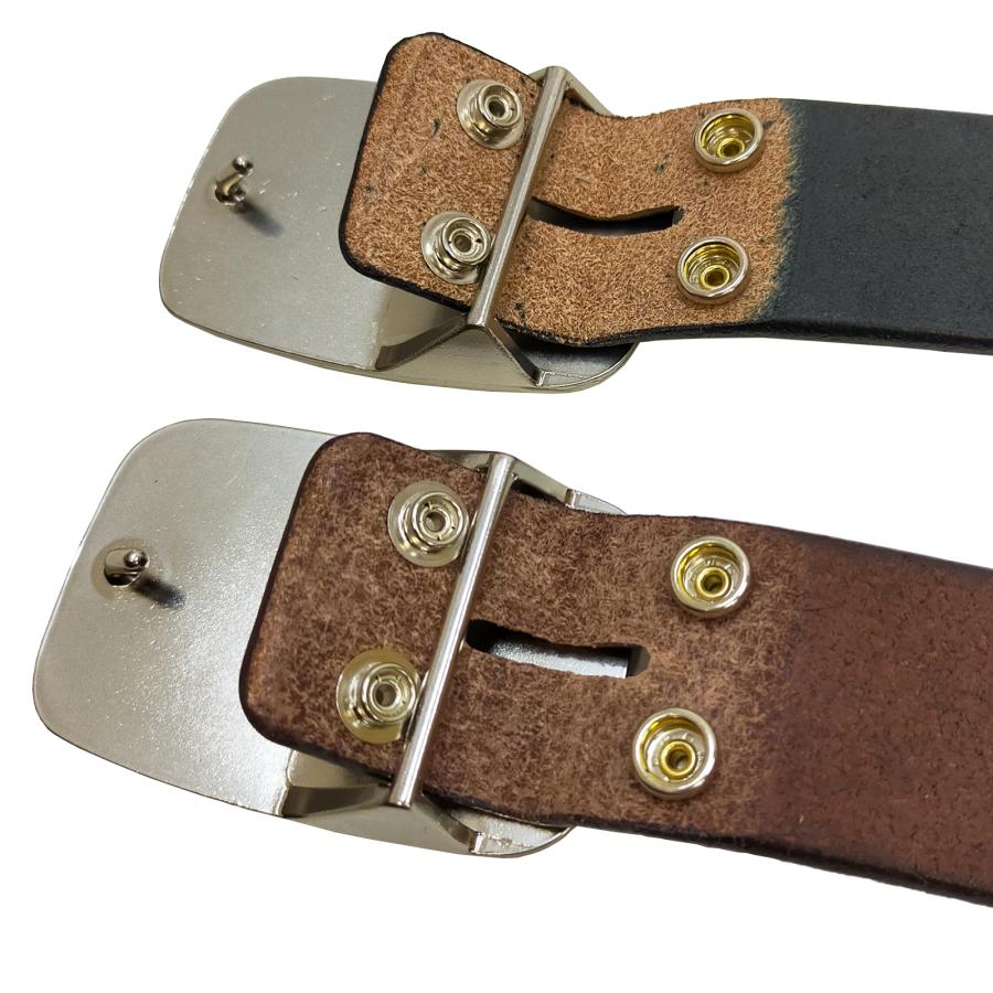 BARNS OUTFITTERS バーンズ アウトフィッターズ ベルト 栃木レザー トップ式バックル 38mm幅 5mm厚 本革ベルト LE-4166 新品 : 服の福助商店 - 通販 ...