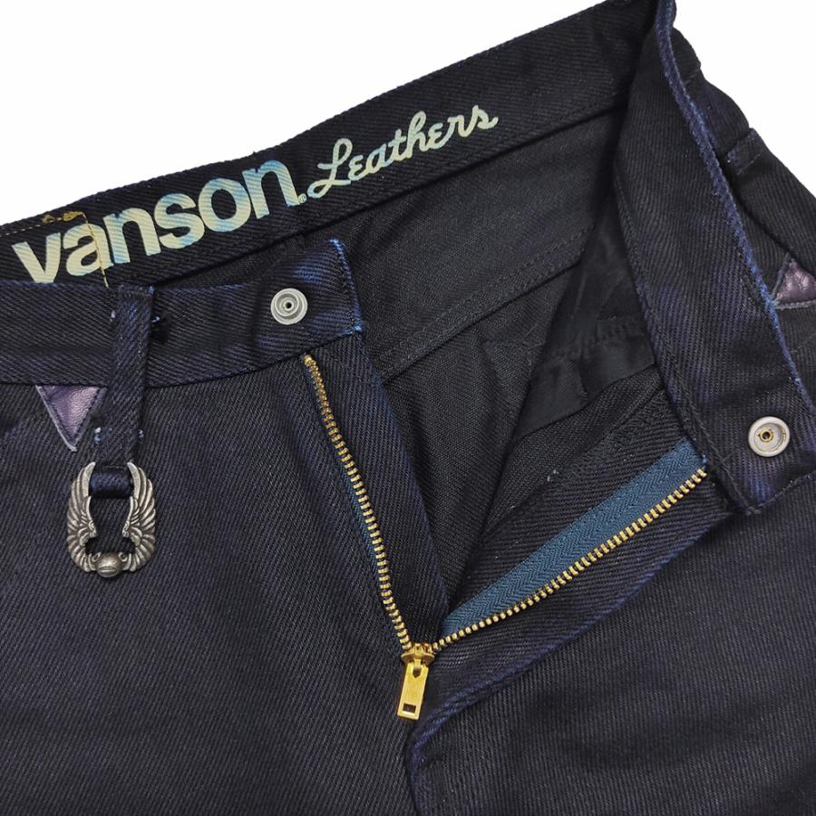VANSON バンソン 21oz インディゴデニム ペインターパンツ レザーポケット WDカン ジーンズ NVBL-2401 新品 : 服の福助商店 - 通販 - Yahoo!ショッピング