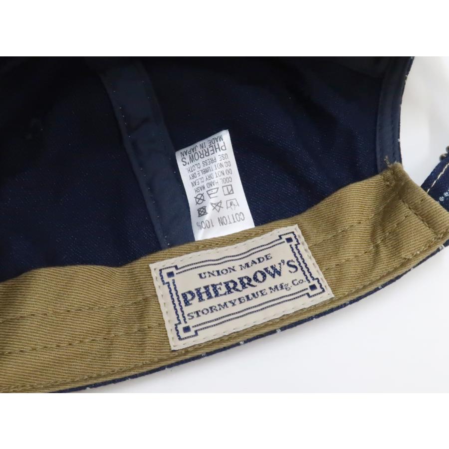 Pherrow's フェローズ ワークキャップ Pherrows インディゴ ウォバッシュストライプ 帽子 PWCC1-W 新品 : 服の福助商店 - 通販 - Yahoo!ショッピング