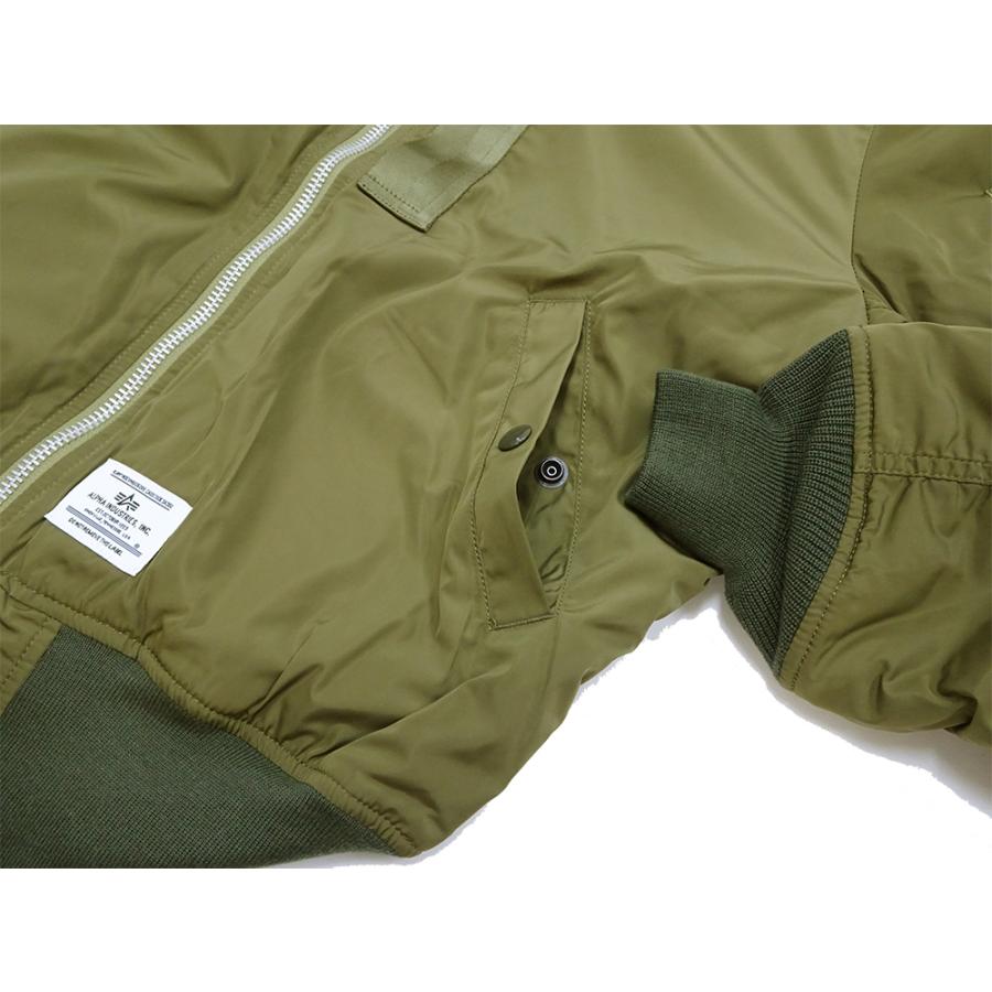 Alpha Industries アルファ ライト MA-1 ALPHA ポリエステル Alpha Industries アルファ ライト MA-1 ALPHA ポリエステル