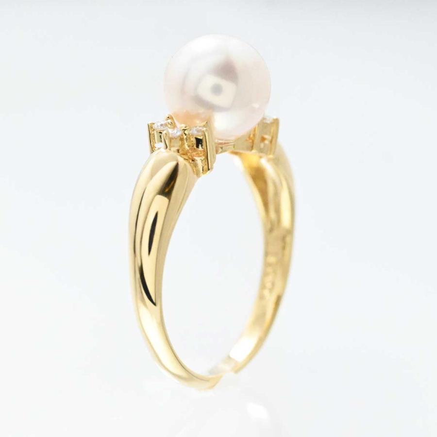 3226☆タサキ TASAKI K18YG イエローゴールド パール ダイヤ0.06ct リング 11号 レディース : rodoyamaka - 通販 - Yahoo!ショッピング