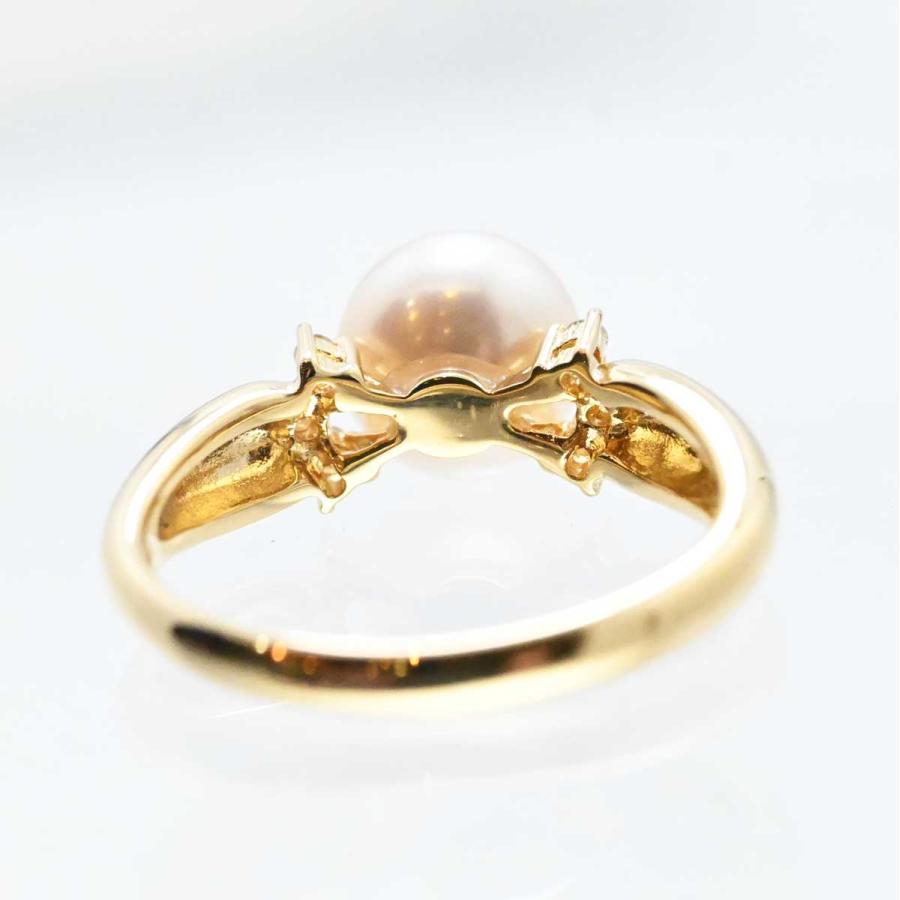 3226☆タサキ TASAKI K18YG イエローゴールド パール ダイヤ0.06ct リング 11号 レディース : rodoyamaka - 通販 - Yahoo!ショッピング