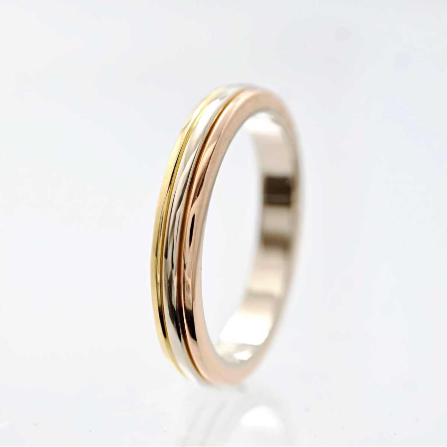 カルティエ CARTIER 750YG WG PG トリニティ スリーカラー リング 48号 レディース 3286 : 3286 : rodoyamaka - 通販 - Yahoo!ショッピング