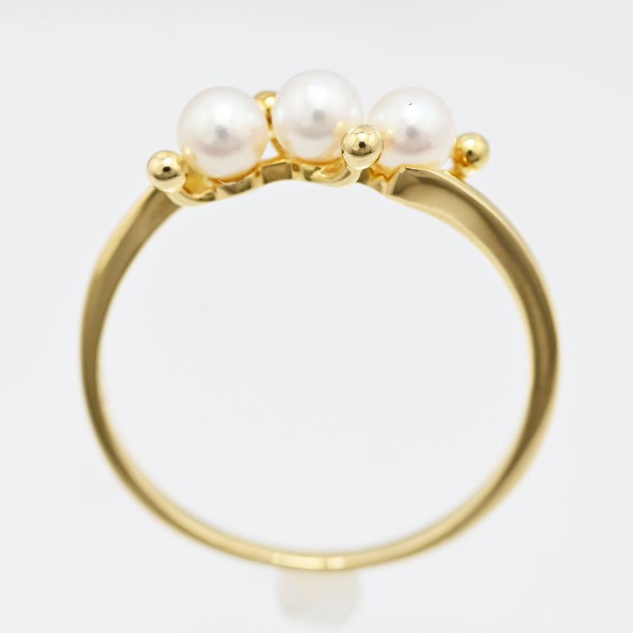 ミキモト MIKIMOTO K18YG イエローゴールド パール リング 13号 レディース 3386 : rodoyamaka - 通販 - Yahoo!ショッピング