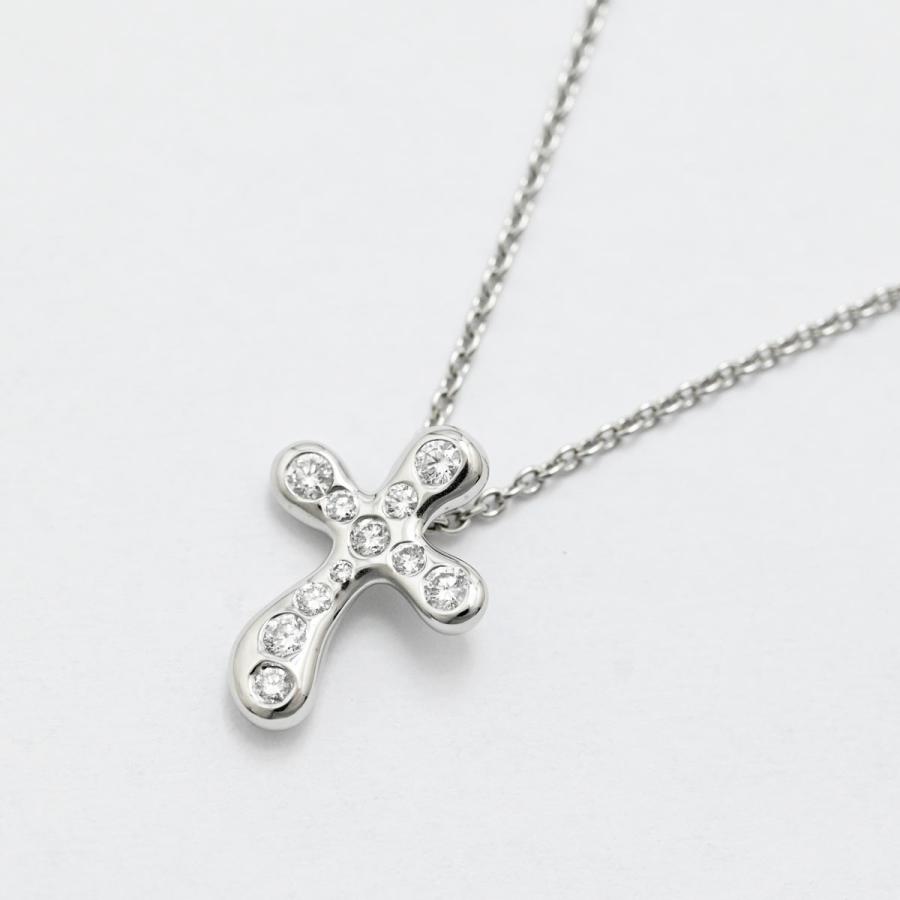 ティファニー TIFFANY & Co. PT950 プラチナ ダイヤ エルサペレッティ クロスネックレス 3405 : rodoyamaka - 通販 - Yahoo!ショッピング