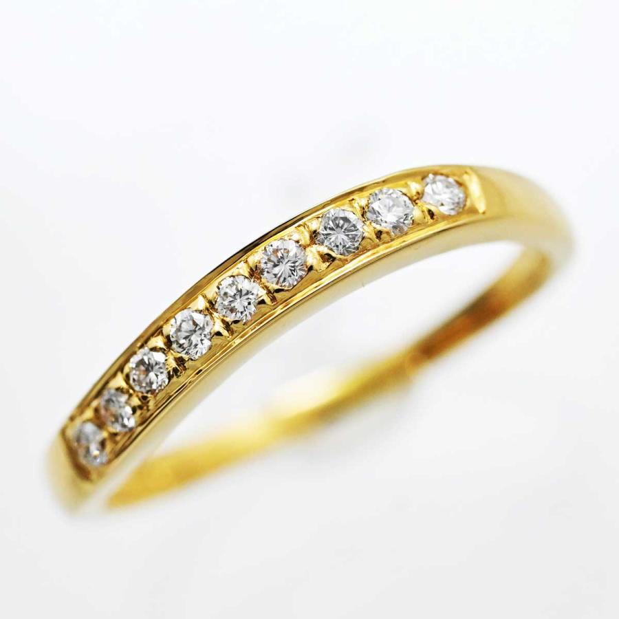 ミキモト K18YG イエローゴールド ダイヤ0.12ct リング 11号 3412 : rodoyamaka - 通販 - Yahoo!ショッピング