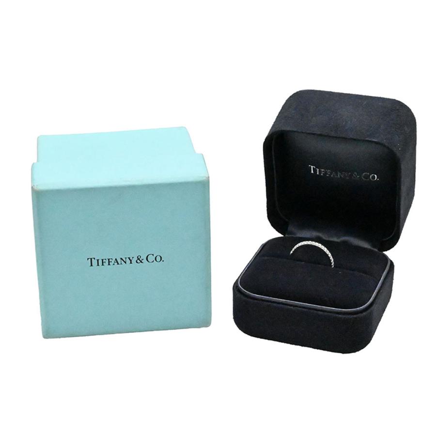 ティファニー TIFFANY & Co. Pt 950 プラチナソレストハーフダイヤ エタニティリング 9号 レディース 3641 : rodoyamaka - 通販 - Yahoo!ショッピング