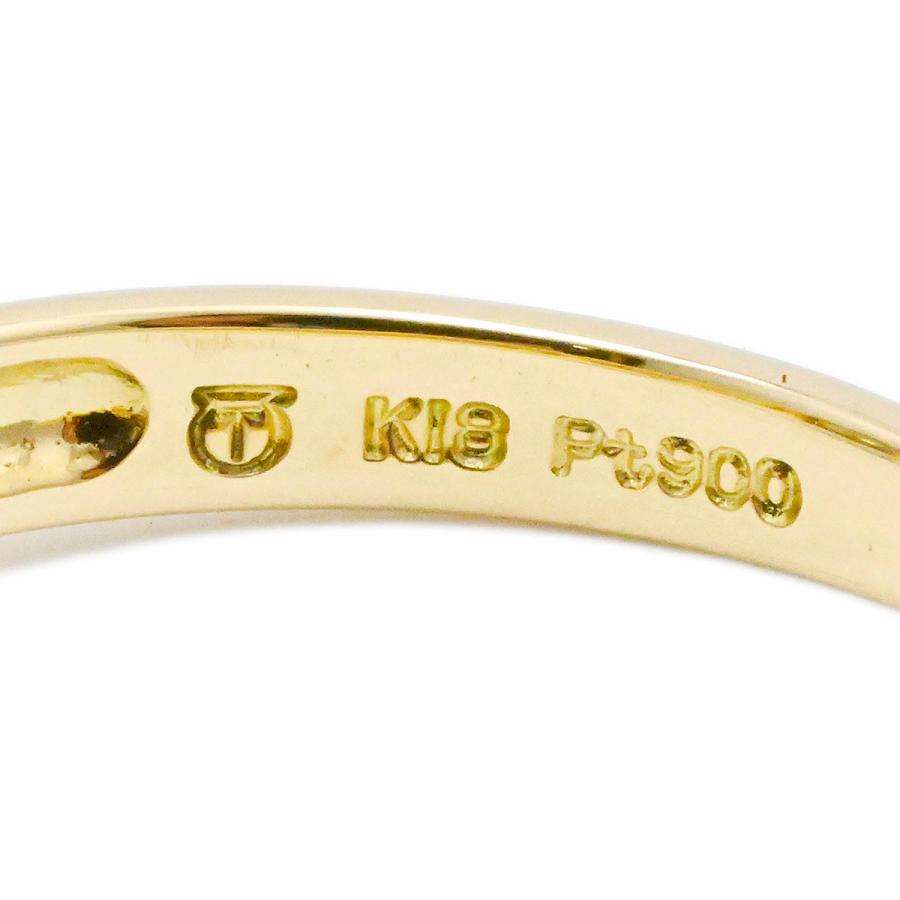 タサキ TASAKI K18YG PT900 イエローゴールド プラチナ ダイヤ0.03ct サイズ9号 レディース 3768 : rodoyamaka - 通販 - Yahoo!ショッピング