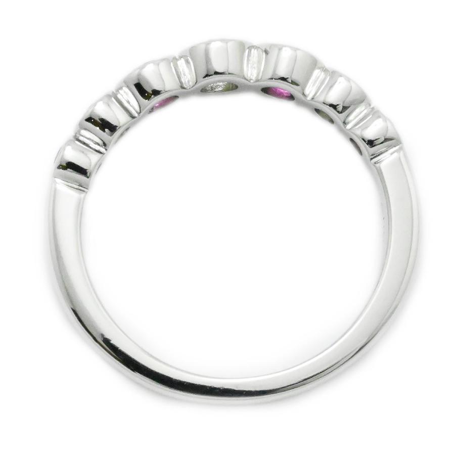 ティファニー TIFFANY & Co. Pt950 プラチナ ピンクサファイア ダイヤ ジャズグラジェエイテッド リング 10号 レディース 3802 : rodoyamaka - 通販 ...