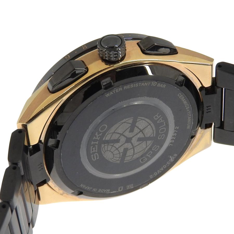 ASTRON セイコー SEIKO アストロン GPSソーラー 電波 腕時計 チタニウム セラミック ブラック文字盤 メンズ カレンダー ...