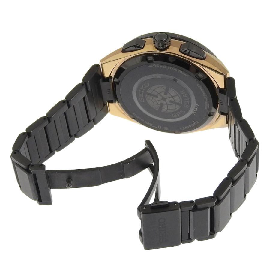 ASTRON セイコー SEIKO アストロン GPSソーラー 電波 腕時計 チタニウム セラミック ブラック文字盤 メンズ カレンダー ...