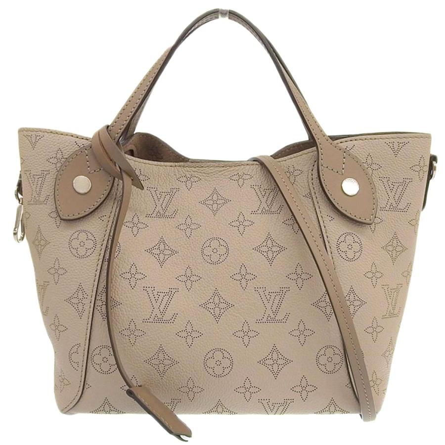 ヒナ（LOUIS VUITTON） ルイヴィトン LOUIS VUITTON モノグラム マヒナ ヒナPM ショルダーバッグ ハンドバッグ ガレ ベージュ レディース M54351 4258 ...