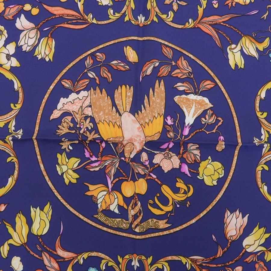 HERMES エルメス カレ90 PIERRES d' ORIENT et OCCIDENT 東洋の石と西洋の石細工 スカーフ シルク マルチカラー レディース 4347 ...