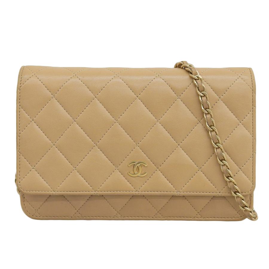 シャネル CHANEL ラムスキン マトラッセ チェーンウオレット ゴールド金具 ベージュ系 レディース 18番台 4459 : 4459 : rodoyamaka - 通販 - Yahoo ...