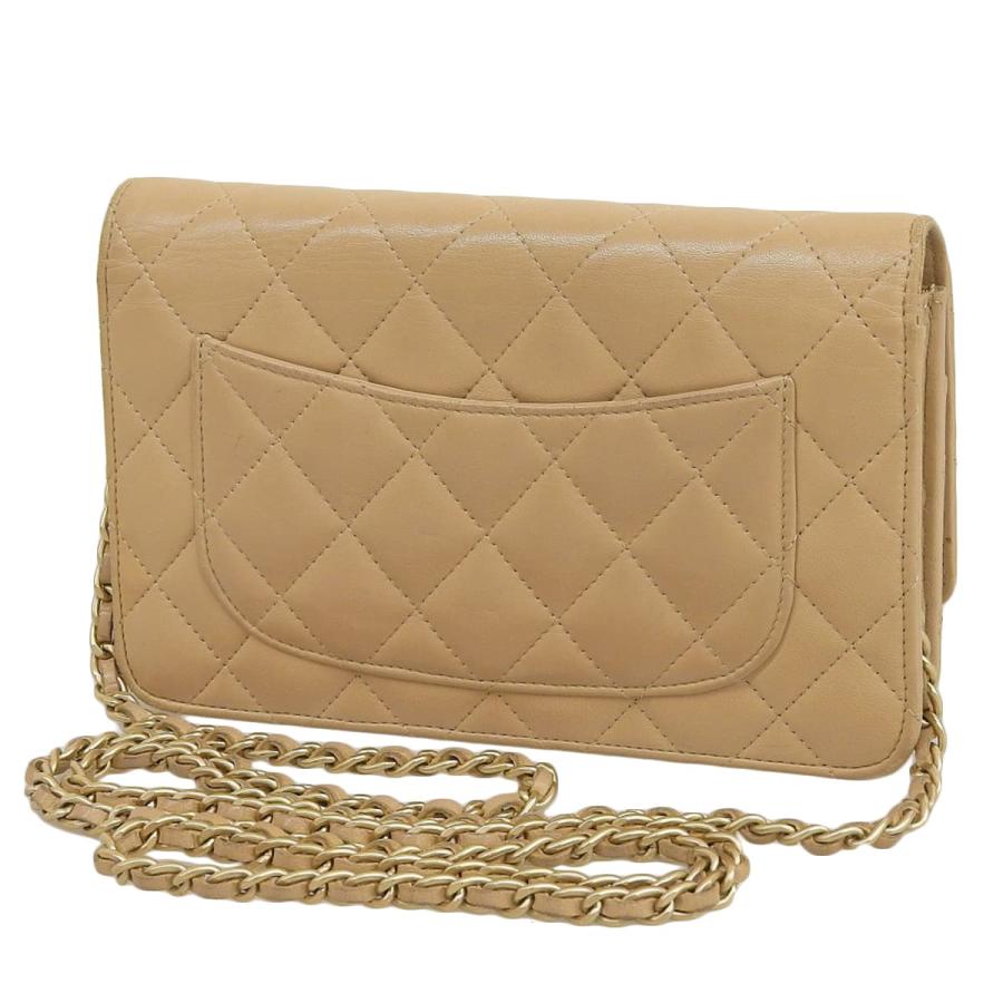 シャネル CHANEL ラムスキン マトラッセ チェーンウオレット ゴールド金具 ベージュ系 レディース 18番台 4459 : 4459 : rodoyamaka - 通販 - Yahoo ...