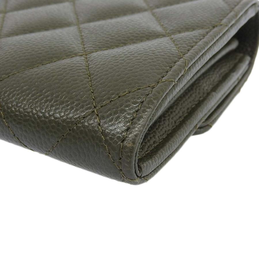 マトラッセ シャネル CHANEL ココマーク ロングウォレット 長財布 キャビアスキン カーキ レディース 4568 : rodoyamaka - 通販 - Yahoo!ショッピング