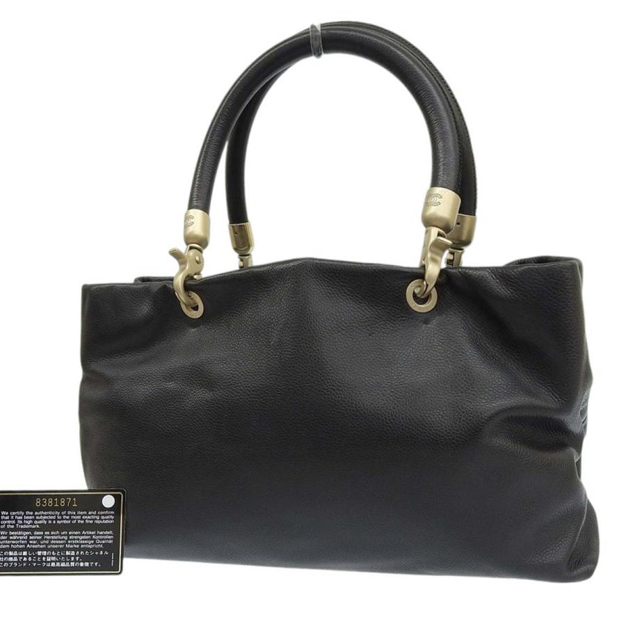 キャビアスキン シャネル CHANEL ココマーク ハンドバッグ ブラック レディース 8番台 4625 : rodoyamaka - 通販 - Yahoo!ショッピング