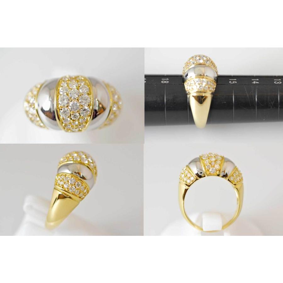 6568☆K18YG PT900 イエローゴールド プラチナ ダイヤ1.40ct リング16号 :6568:rodoyamaka - 通販 - Yahoo!ショッピング