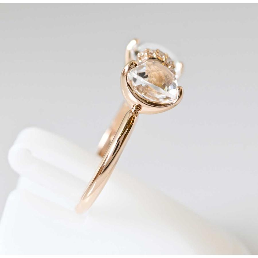 7747☆ポンテヴェキオ K18PG ロッククリスタル2.83ct ダイヤ0.05ct ピンクゴールド リボン リング 12号 : rodoyamaka - 通販 - Yahoo!ショッピング