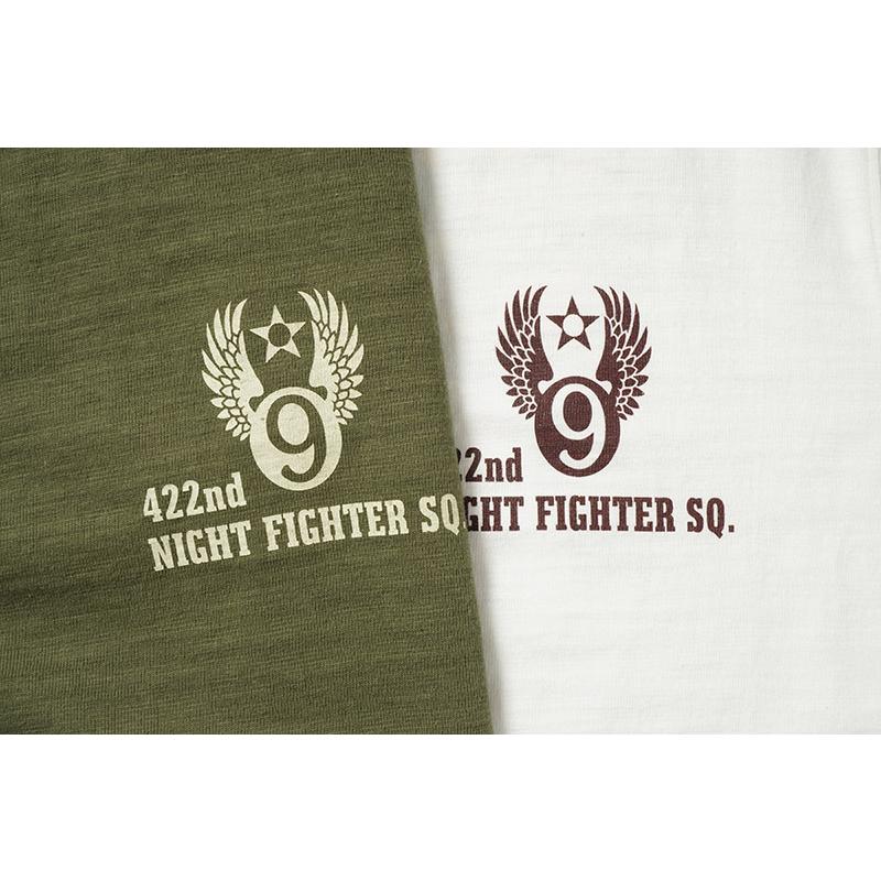 BUZZ RICKSON'S バズリクソンズ 半袖Tシャツ "S/Y TEE 422nd NIGHT FIGHTER" BR79367 : ろ ...