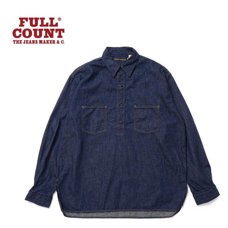 FULLCOUNT フルカウント 長袖 プルオーバーシャツ "Denim Pullover Shirt" 4083 : ろーぐす - 通販 - Yahoo!ショッピング