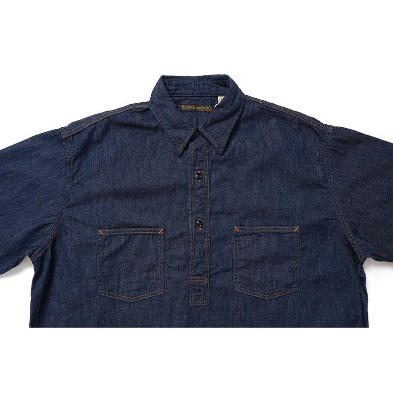FULLCOUNT フルカウント 長袖 プルオーバーシャツ "Denim Pullover Shirt" 4083 : ろーぐす - 通販 - Yahoo!ショッピング