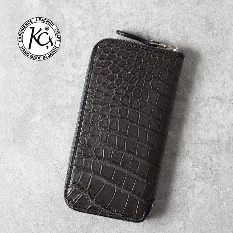【別注】KC's ケーシーズ ロング ウォレット ZERO別注 ポロサスクロコ "ラウンドジップウォレット クロコダイル" KCS-POROSUS-EX : kcs-porosus-ex ...